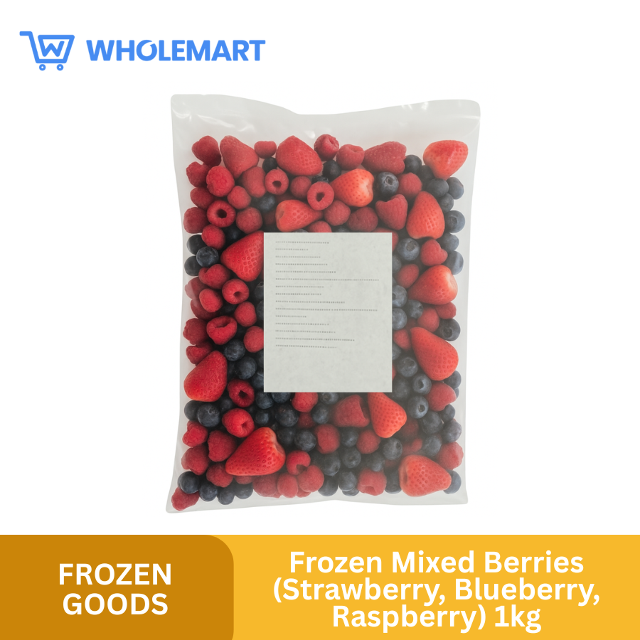 Frozen Mixed Berries (Strawberry, Blueberry, Raspberry) 1kg – Wholemart