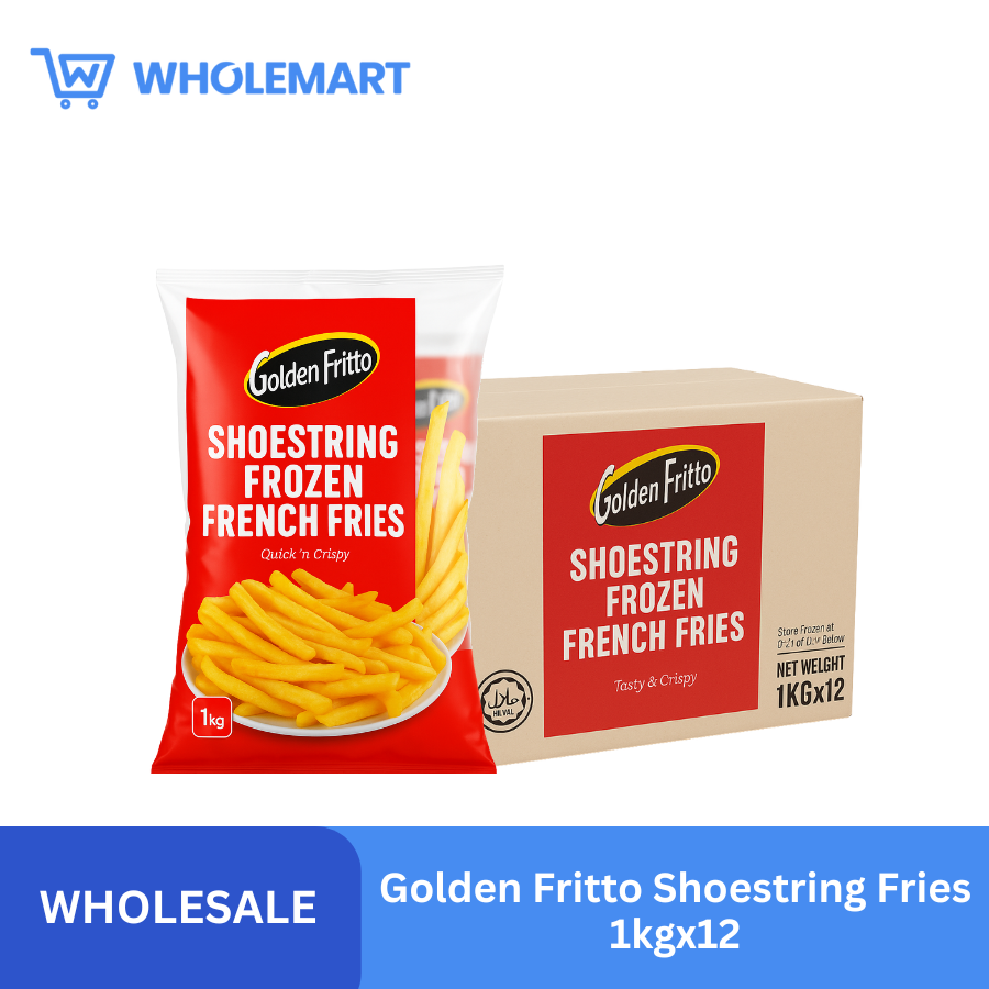 Golden Fritto Shoestring Fries 1kgx12 – Wholemart