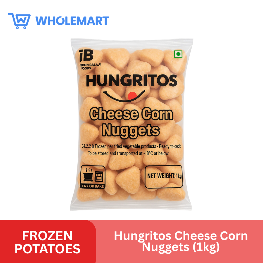 Hungritos Cheese Corn Nuggets (1kg) – Wholemart