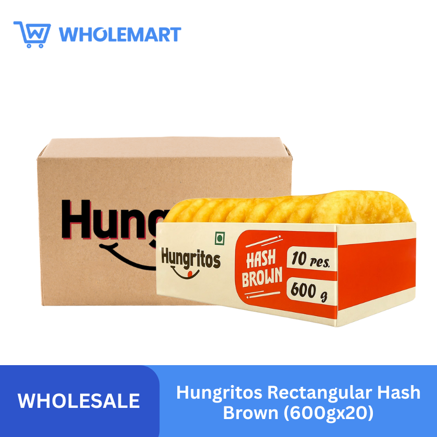 Hungritos Rectangular Hash Brown (600gx20) – Wholemart