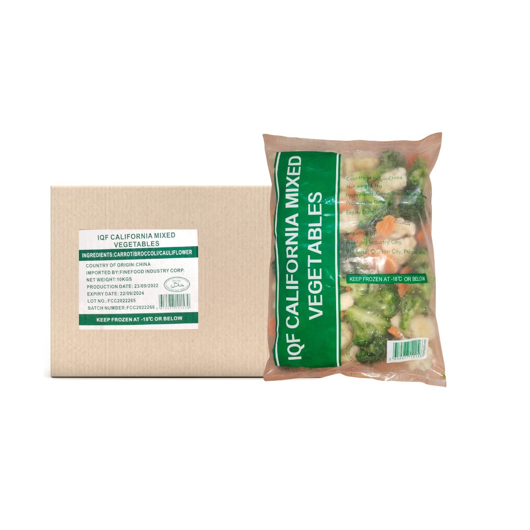 IQF California Mix Vegetables (10x1kg) – Wholemart